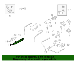 2011-2018 Audi Striker Plate 4H0-827-383-A | OEM Parts Online