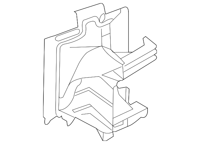 212-500-01-31 - Oil Cooler Bracket 2008-2015 Mercedes-Benz | Mercedes ...