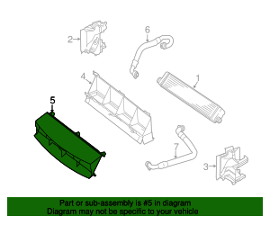 2007-2015 Mercedes-Benz Radiator Support Air Duct 209-505-08-30 ...