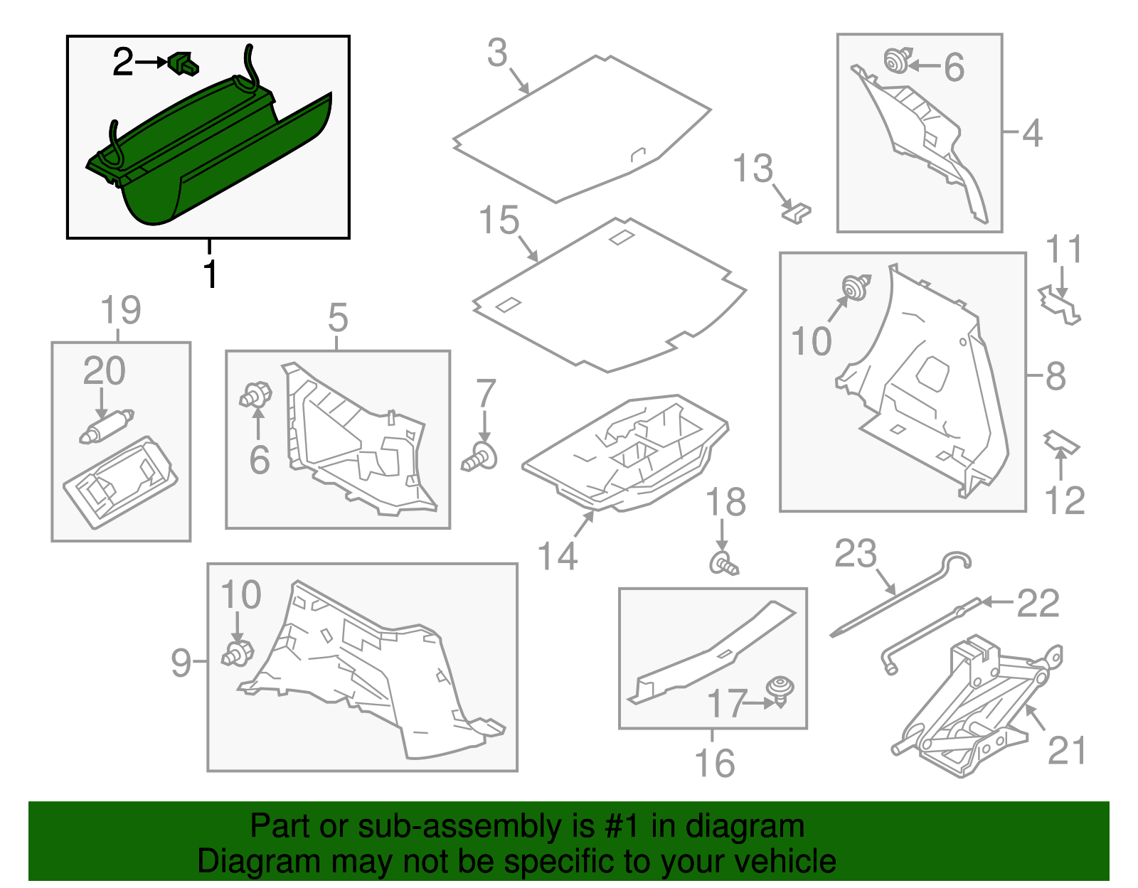 2014-2019 Nissan Versa Note Cargo Cover 79910-3VY0A | OEM Parts Online