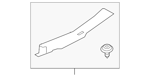 2014-2019 Nissan Versa Note Rear Trunk Latch Panel Trim 84992-3WC0A ...