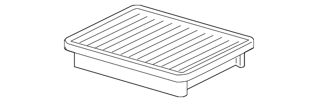 2016-2022 Chevrolet Spark Air Filter 95238310 GM | GMPartsDirect.com