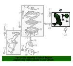 2016-2022 Chevrolet Spark Air Cleaner Outlet Duct Elbow 42555076 ...
