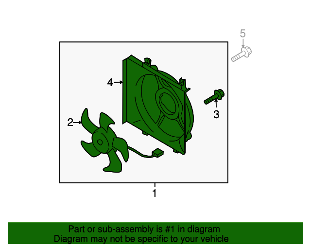 2008-2013 Subaru OEM NEW 2008-2013 Subaru Forester Impreza STI WRX Fan ...