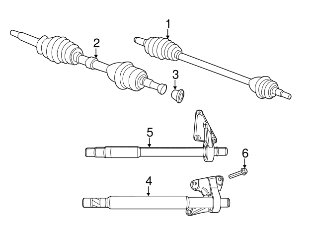 2011-2014 Mopar Shaft 52123578AA | TascaParts.com
