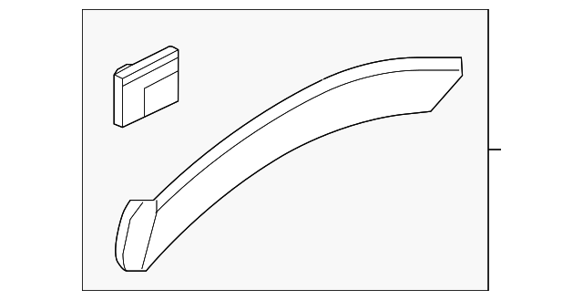 87741-P2000 - Wheel Opening Molding 2021-2025 Kia Sorento | Kia.Parts Store