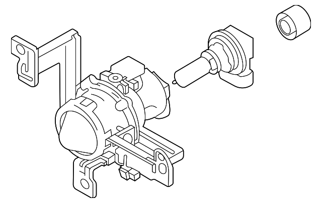 2020 Kia Niro Fog Lamp Assembly 92202 G5500 | TascaParts.com
