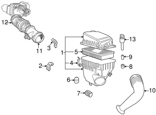 Genuine BMW 13-72-1-702-908 | Filter Element | FREE Shipping on Most ...