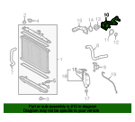 2007-2018 Lexus Thermostat Housing 16323-0P030 | OEM Parts Online