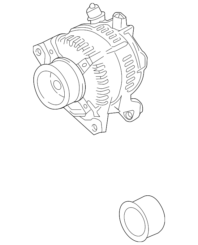 Genuine OEM Ford Part - Alternator HC3Z-10346-G | Genuine OEM Ford ...