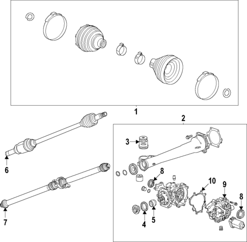 Rear Axle for 2023 Chevrolet Trailblazer | GMPartsDirect.com