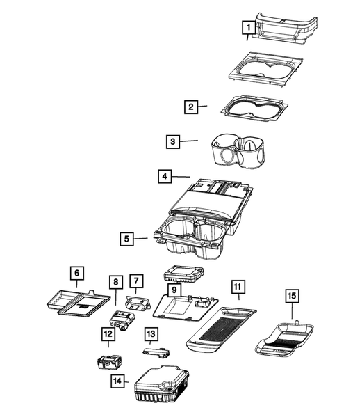 Consoles for 2022 Chrysler Pacifica | Mopar eStore