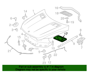 166-880-08-05 - Under Cover 2012-2019 Mercedes-Benz | AutoNationParts.com