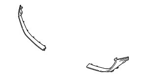 2016-2023 Mazda CX-9 Left Lower Molding TK50-50-7K1A | QuirkParts