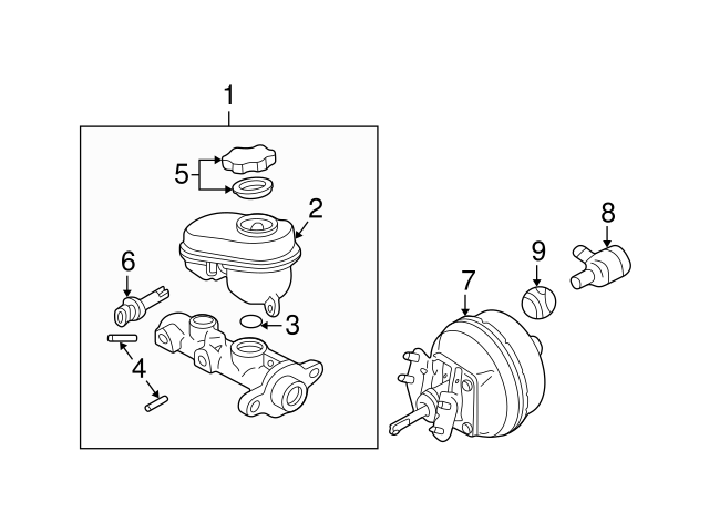 5461808 GM Power Brake Booster Grommet | GM Parts Store