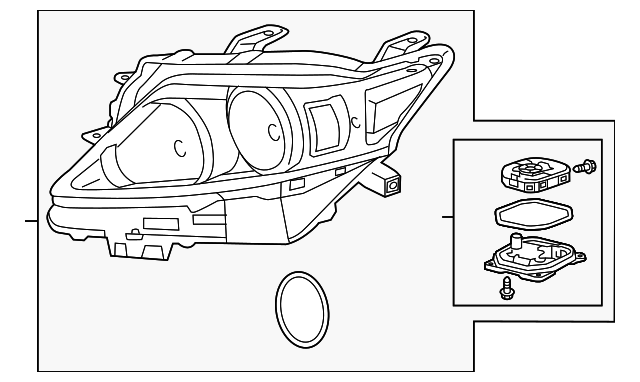 81145-48B10 - Composite Assembly - 2013-2015 Lexus | DiscMonster