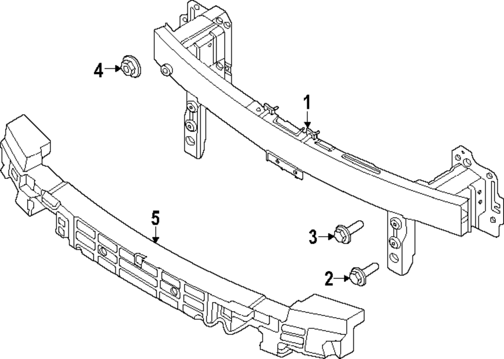 86520-AT000 - Energy Absorber 2023-2025 Kia Niro | Kia.Parts Store
