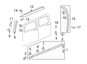 94723091 GM Roof Molding | GM Parts Store