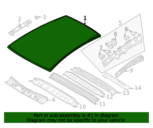 DGY9-70-600A - Roof Panel 2020-2024 Mazda CX-30 | AutoNation Parts