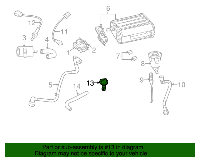 2007-2020 Mopar PCV Valve 53032940AB | TascaParts.com