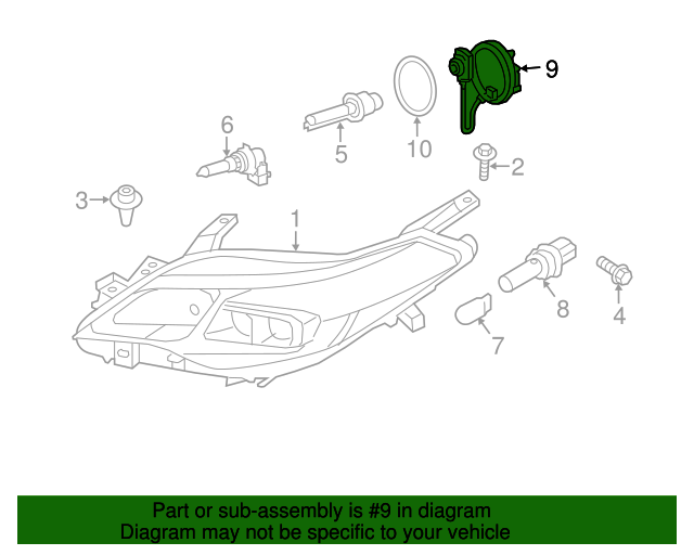 2011-2020 Toyota Control Module 85967-08020 | OEM Parts Online