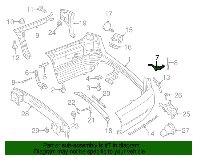 213-885-01-14 - Mount Bracket 2017-2020 Mercedes-Benz | Mercedes-Benz ...