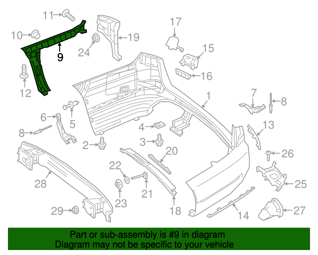 213-885-03-63 - Side Retainer 2017-2020 Mercedes-Benz | Mercedes-Benz ...