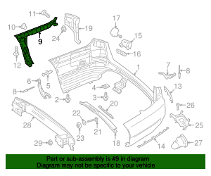 213-885-04-63 - Side Retainer 2017-2020 Mercedes-Benz | Mercedes-Benz ...