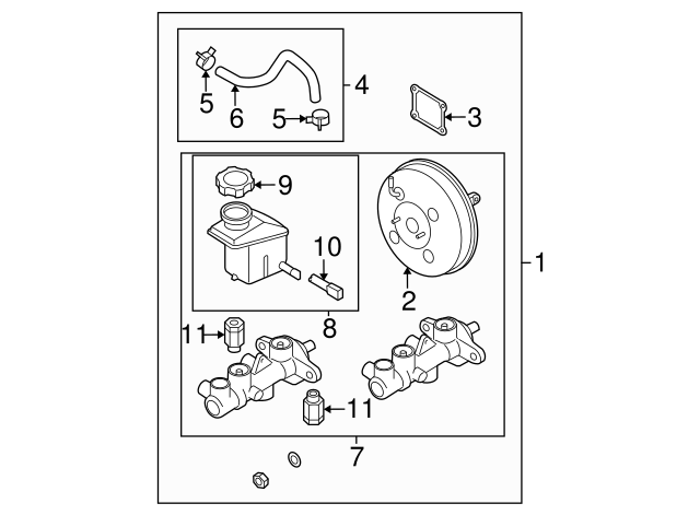 Genuine Booster Check Valve for 2006-2021 Hyundai | Part# 59133-22000 ...