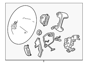 2009-2014 GM Very Dark Cashmere Steering Wheel 22947800 GM ...