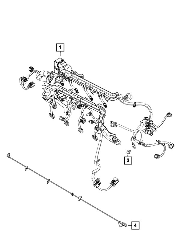 68302891AA - Engine Wiring 2017-2018 Mopar | Mopar Factory Parts