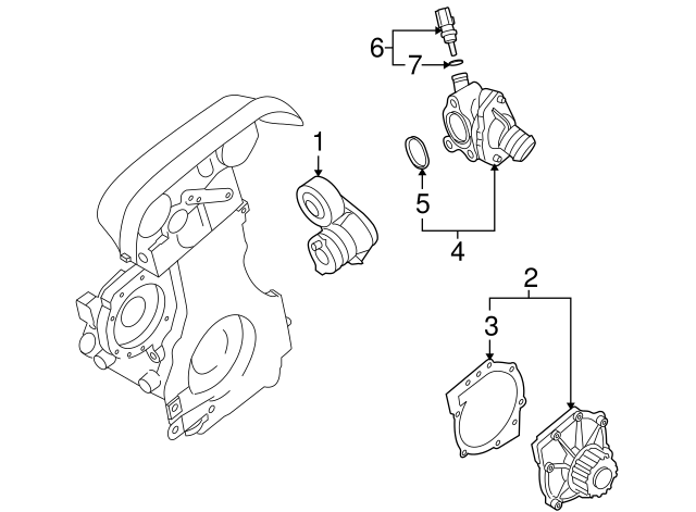 2004-2016 Volvo Thermostat Housing 31319606 | TascaParts.com