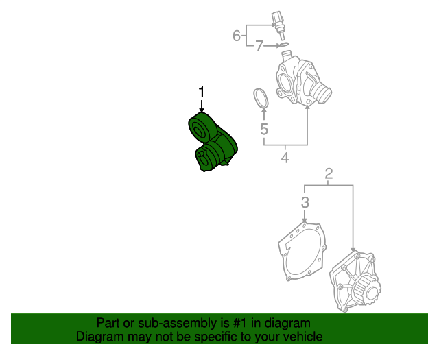 30650957 - Accessory Drive Belt Tensioner Assembly 2004-2009 Volvo ...
