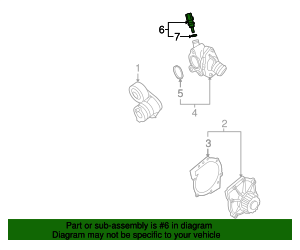 2004-2016 Volvo Engine Coolant Temperature Sensor 30650752 ...
