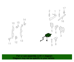 51-24-7-167-498 - Lock - 2008-2014 Mini Cooper | BMWPartsHub