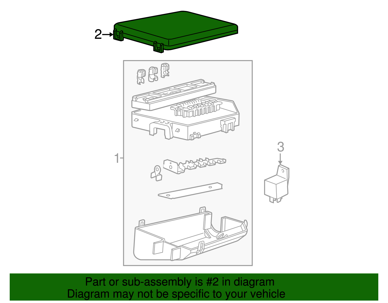2003-2011 Ford Fuse Box Cover 4l3z14a003aa | Retail Performance Auto Parts