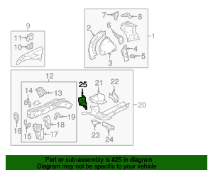 84296878 - Inner Reinforced - 2018-2024 GM | BuyKippScottGMParts.ca