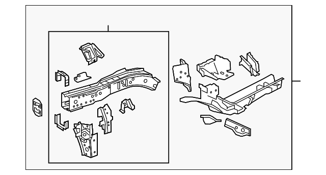 2018-2024 GM Passenger Side Fender Rail 84449353 GM | GMPartsDirect.com