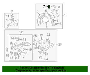 84567406 - Outer Brace Bracket 2018-2024 GM | Chevrolet Parts Direct