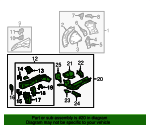 2018-2024 GM Passenger Side Fender Rail 84449353 GM | GMPartsDirect.com