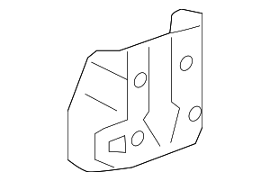 2018-2024 Chevrolet Body Side Front Fender Upper Front Bracket 23208393 ...