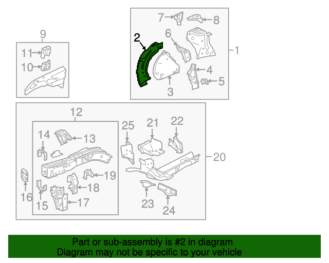 2018-2024 GM Front Extension Replaces Part Number 84433425 84540912 GM ...