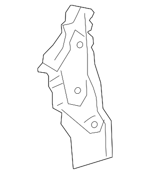 2018-2024 GM Front Driver Side Wheelhouse Panel Brace 23494307 GM ...