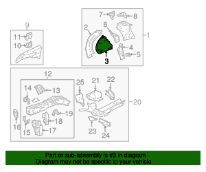 2018-2023 GM Front Panel - Driver's Side (LH) 84050278 | TascaParts.com