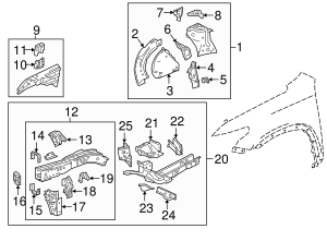 2018-2024 GM Front Extension Replaces Part Number 84433425 84540912 GM ...