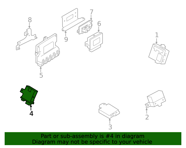2013 Land Rover Range Rover Module LR033718 | OEM Parts Online