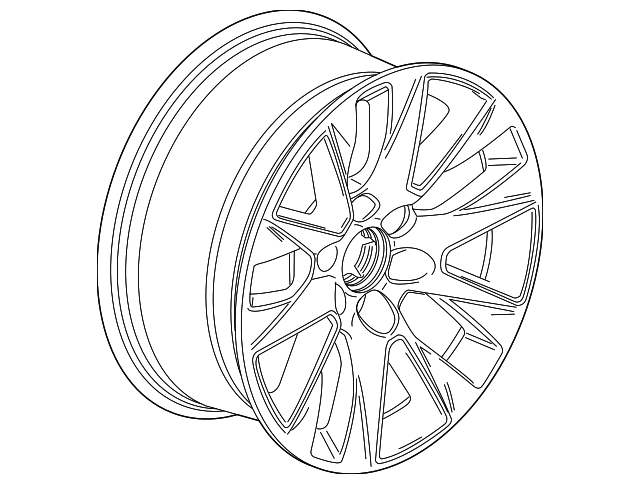 2019-2023 GM 18 Wheel, Satin Graphite 84040796 | GMPartsNow