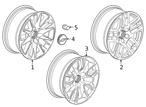 2019-2020 Chevrolet Wheel 23376221 | TascaParts.com