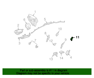2006-2009 Lexus Side Sensor 89834-48020 | OEM Parts Online