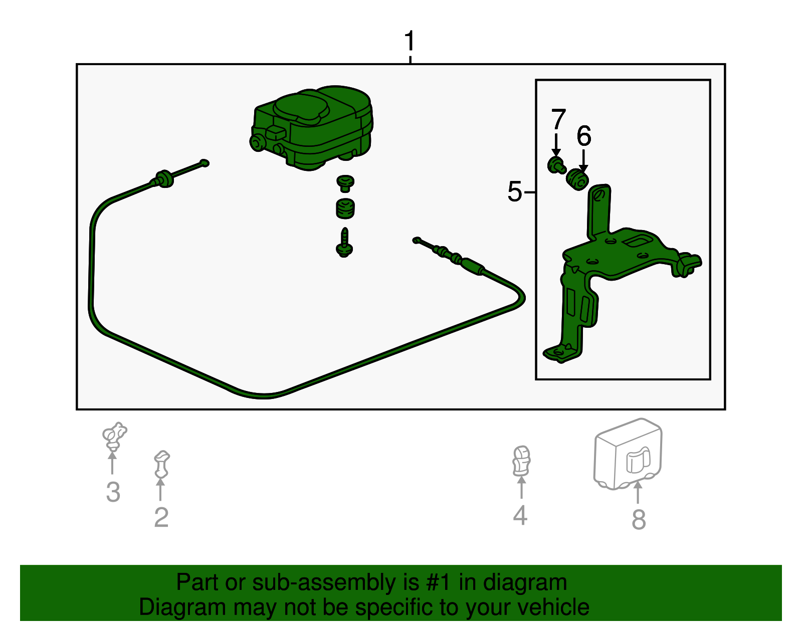 36510-P8F-A00 - Actuator Assembly | Genuine Honda Parts